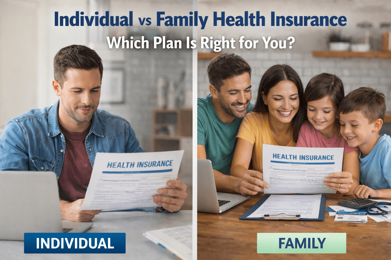 Individual vs Family Health Insurance Study Material
